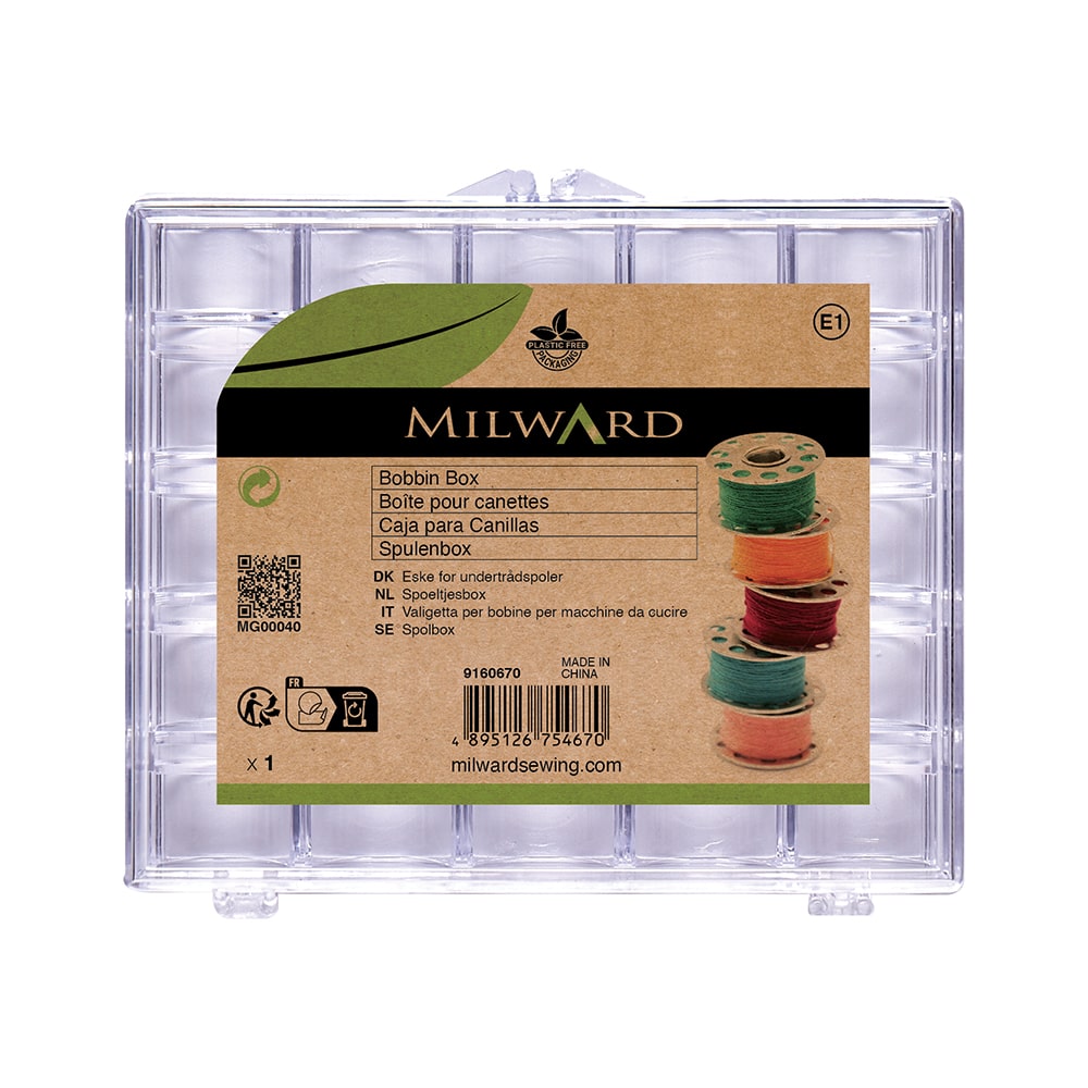 MILWARD GREEN Bobbin Box 25-Cavity – Les Tissées