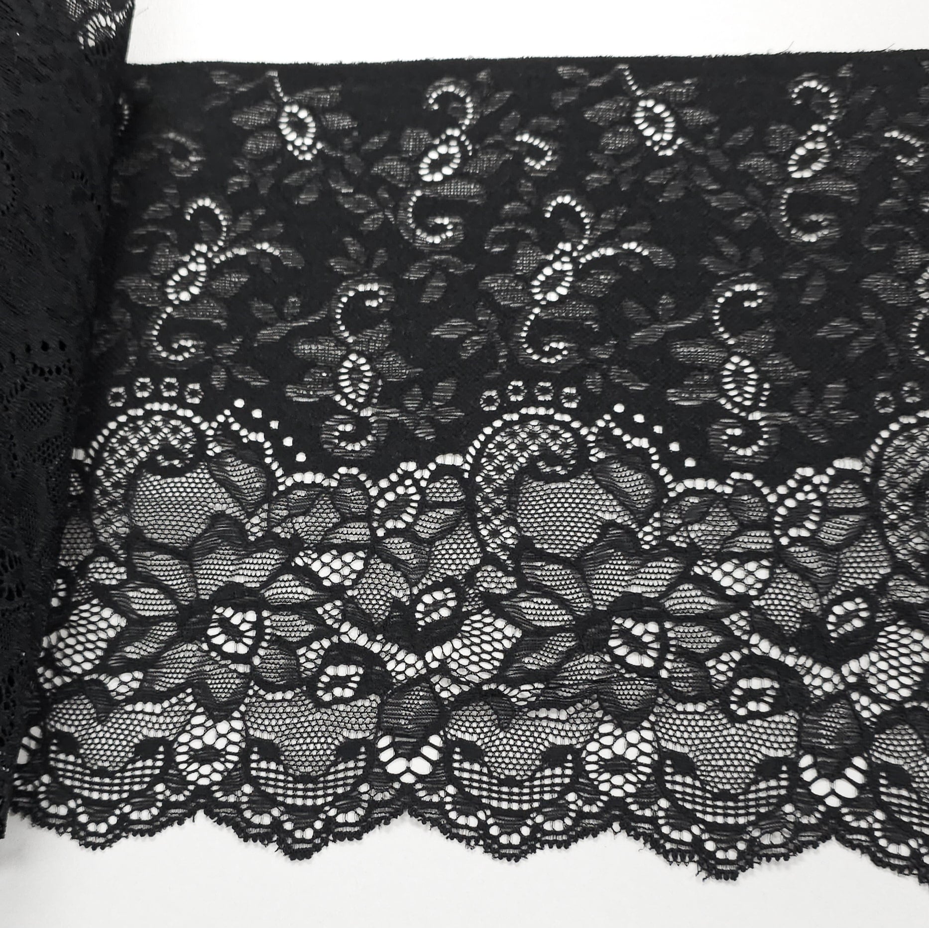 Stretch Lace Trim - 1" wide - Ideal For Lingerie - Les Tissées