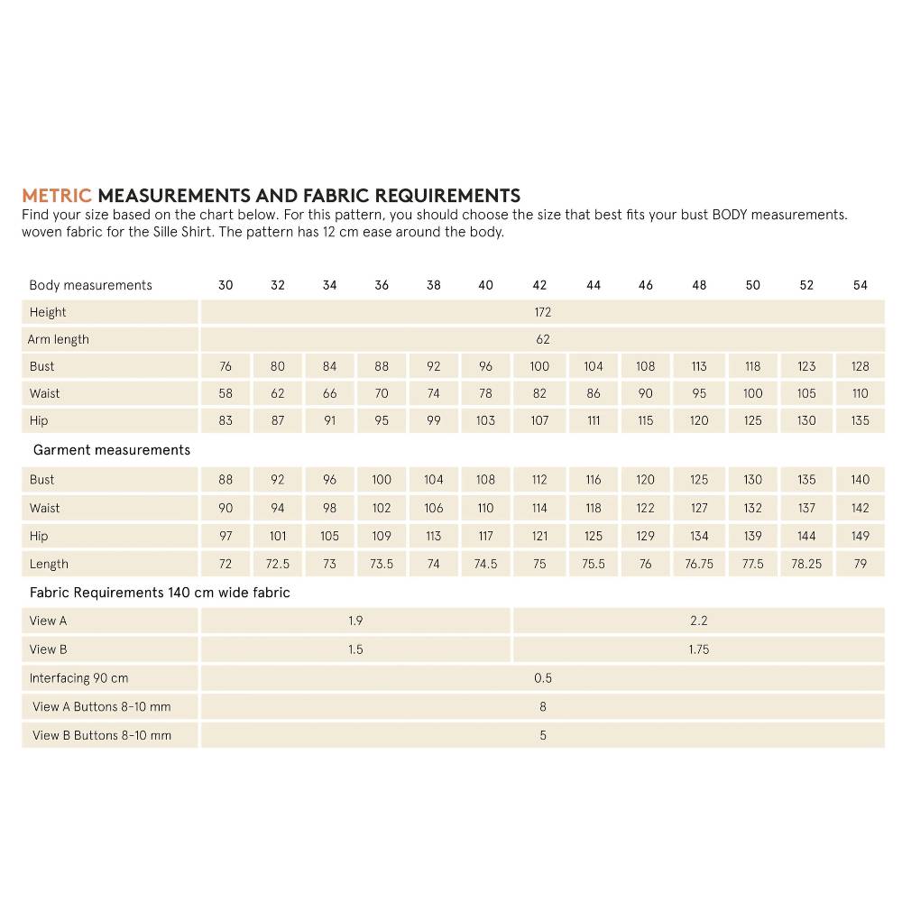 Sille Shirt PDF Sewing Pattern | Relaxed Blouse | Les Tissées