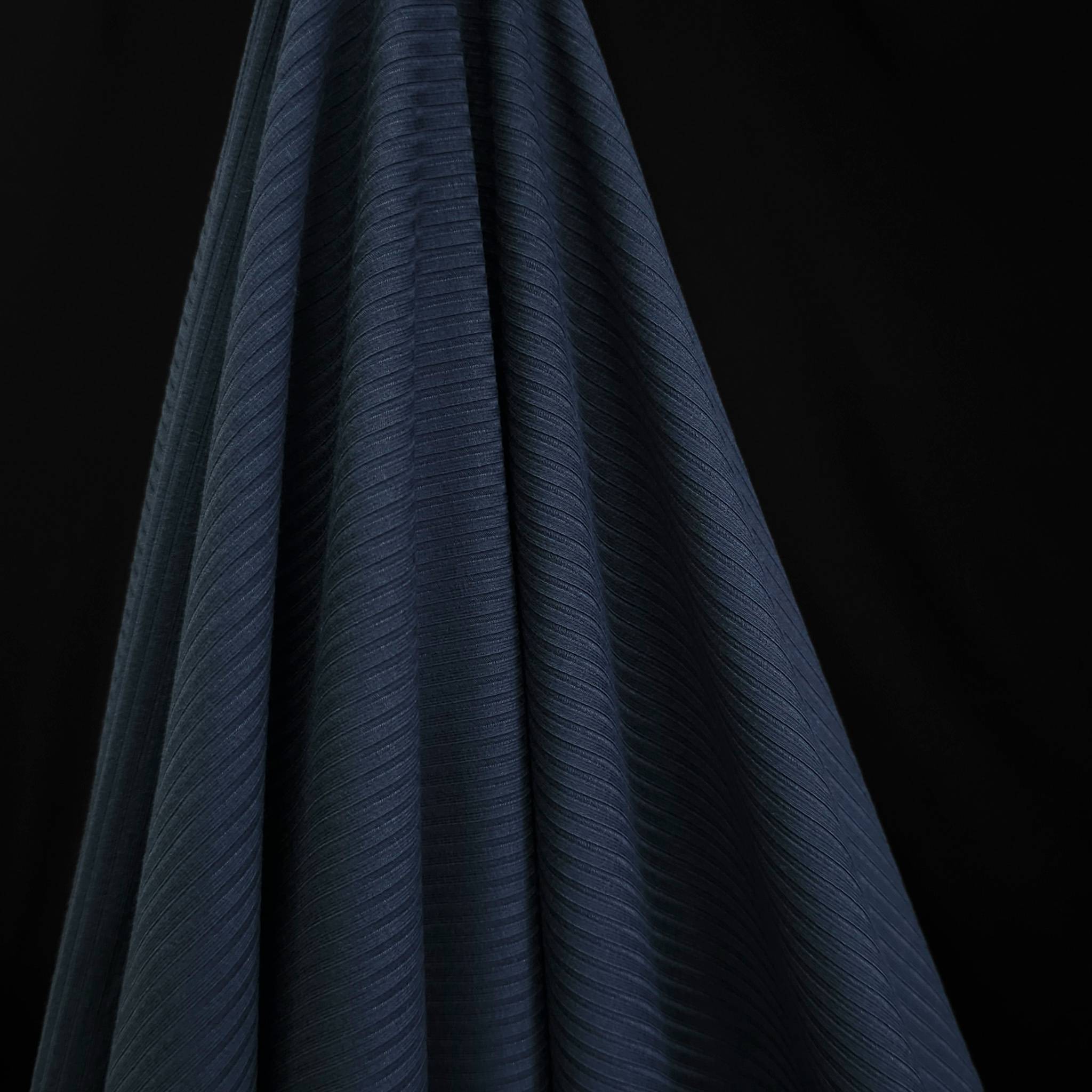 Soft Bamboo Rib Knit Jersey Fabric | Les Tissées