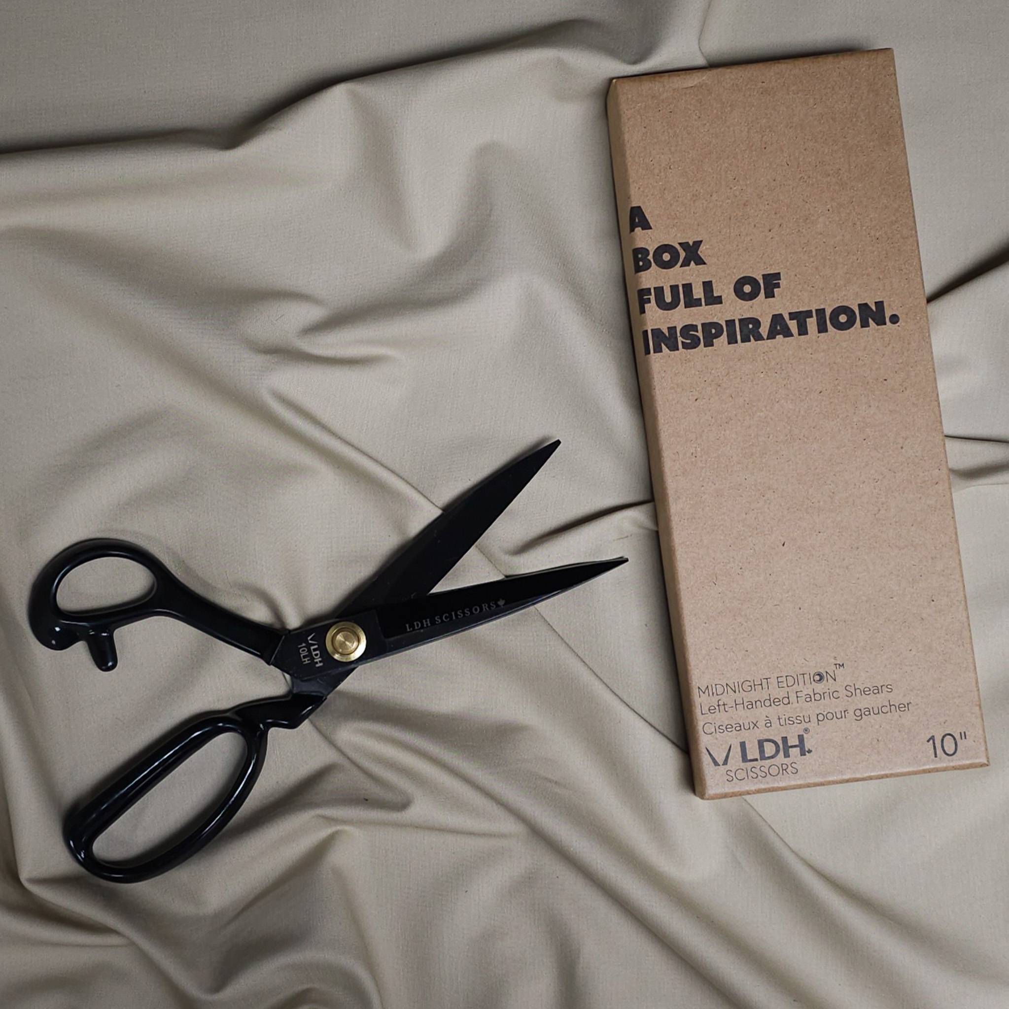 LDH | True Left-handed Traditional Fabric Shears | 10" (25 cm) – Les ...