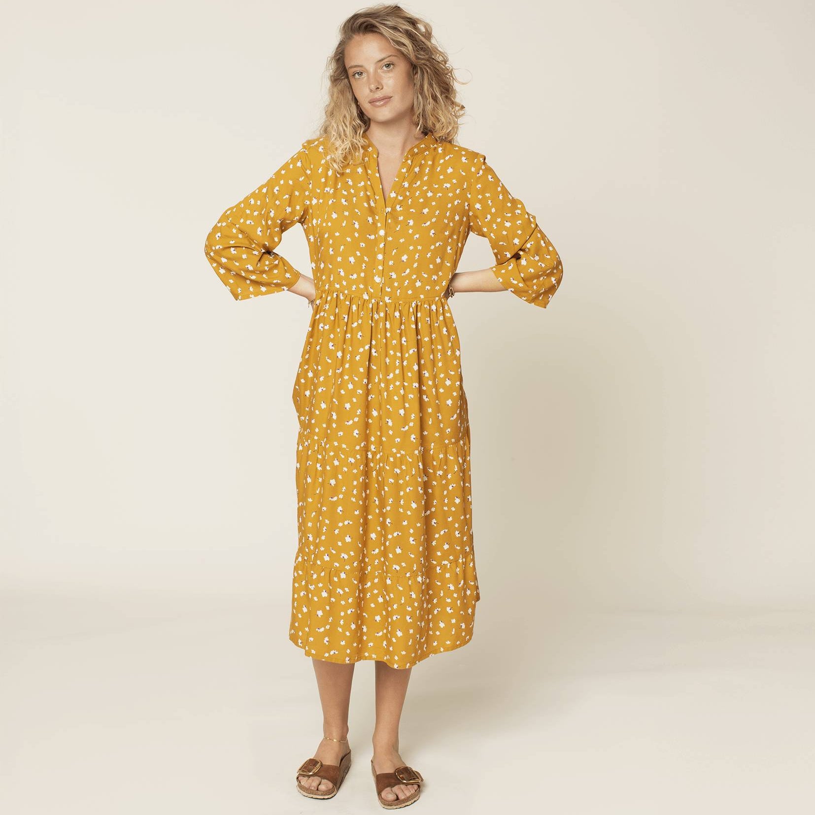 Freedom Dress Sewing Pattern | Tiered Woven Dress PDF – Les Tissées