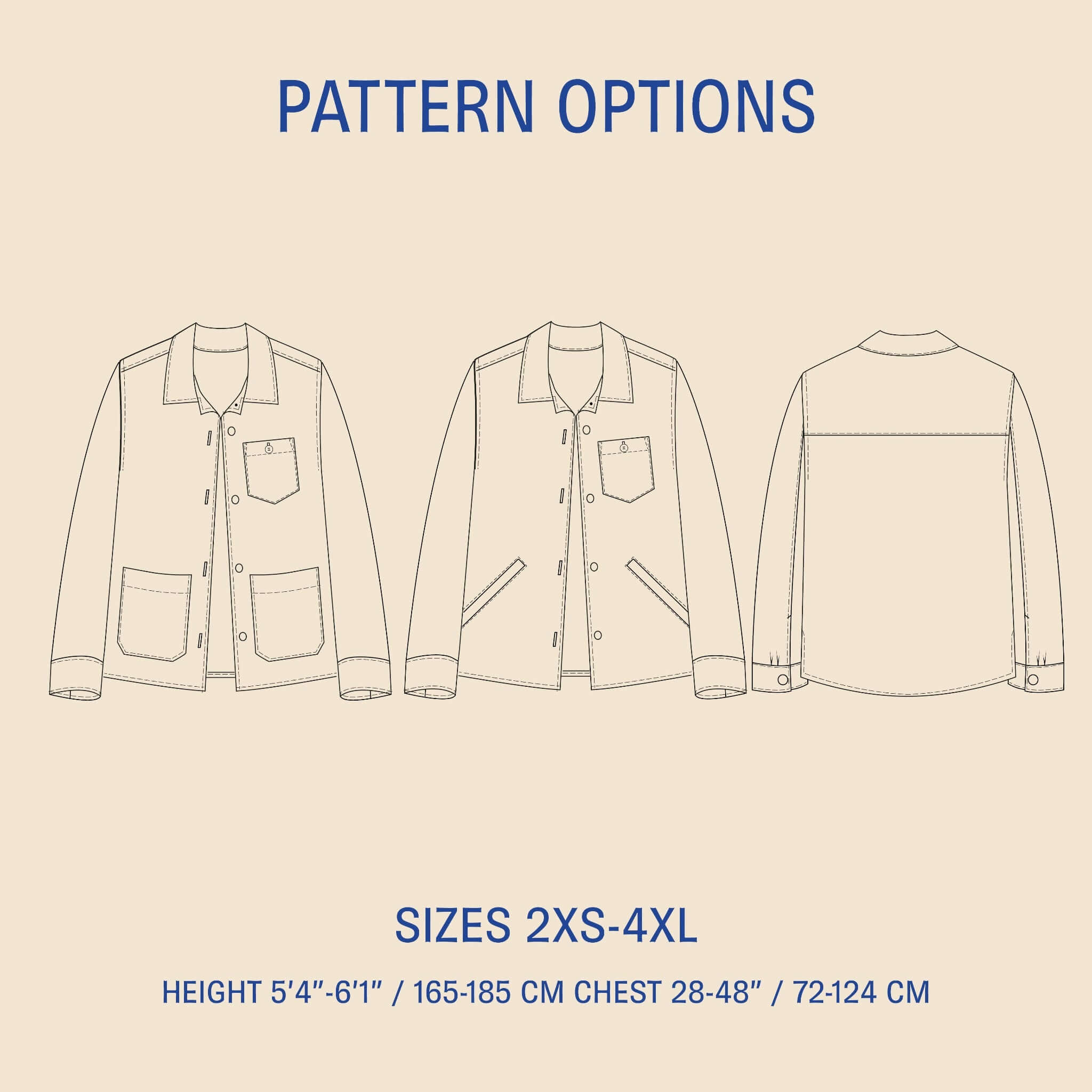 PDF Sewing Pattern | Overshirt for Women & Men – Wardrobe by Me – Les ...