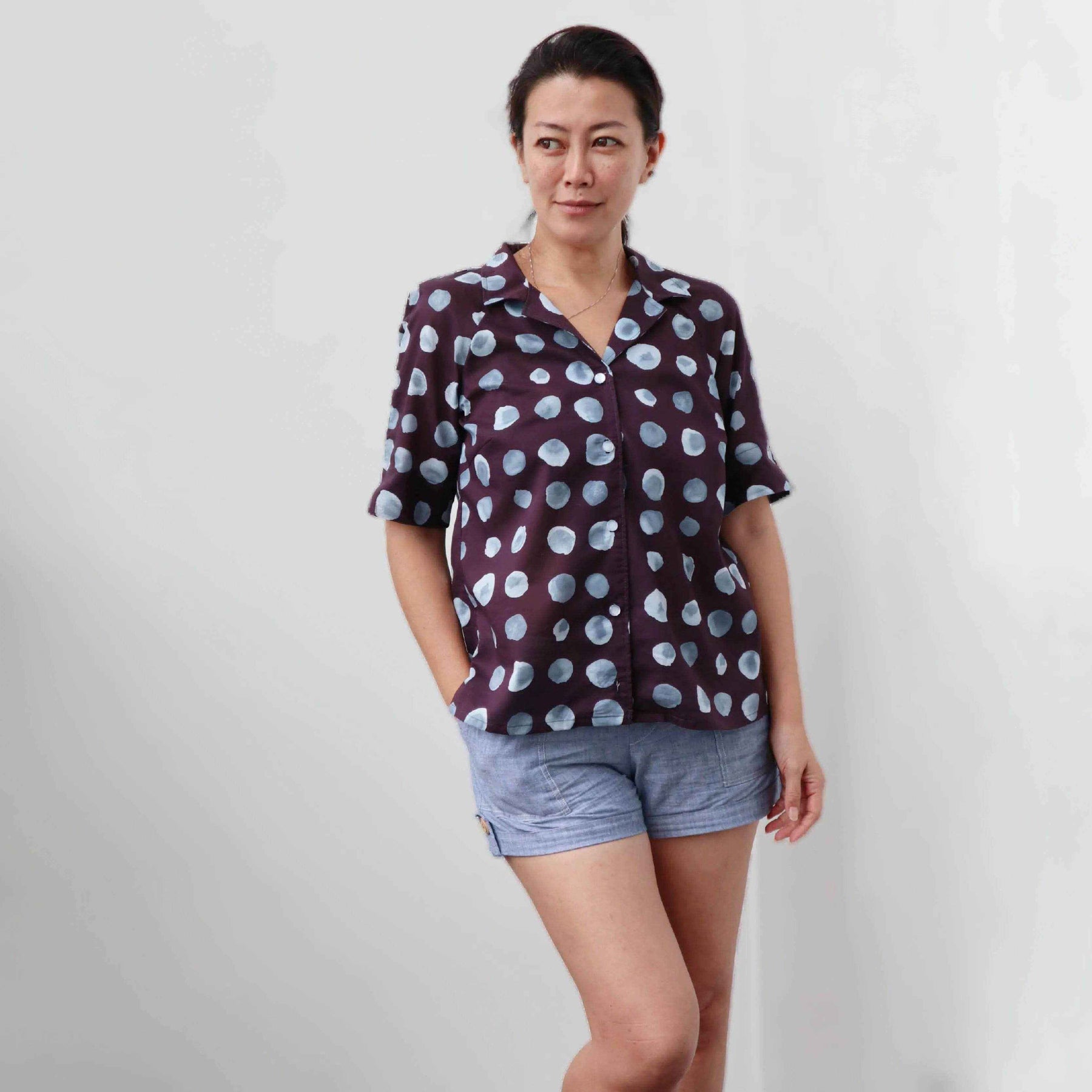 Tropicana Shirt Sewing Pattern PDF | Wardrobe by Me | Les Tissées