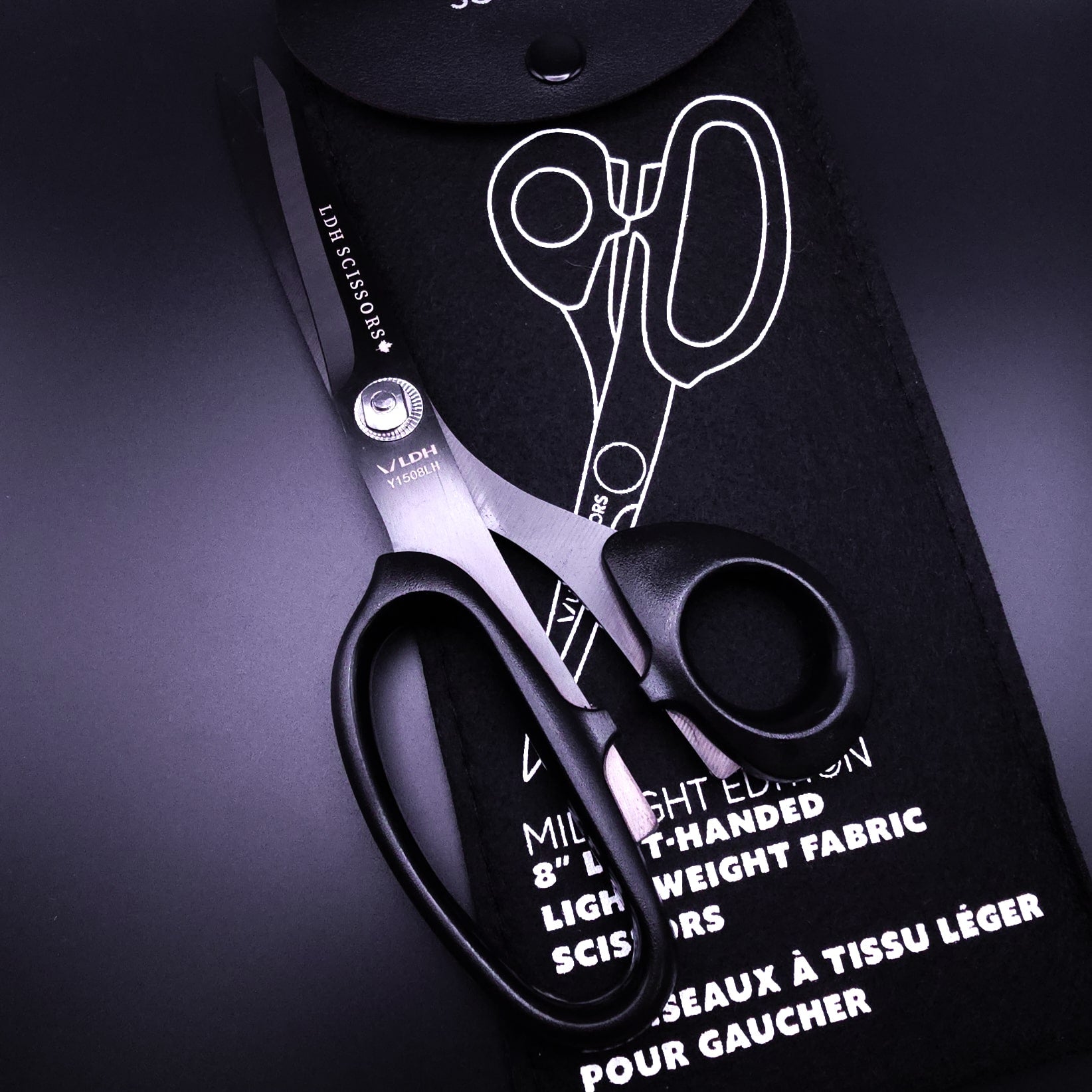 True Left-Handed Lightweight Fabric Scissors – 8" Sewing Scissors – Les ...